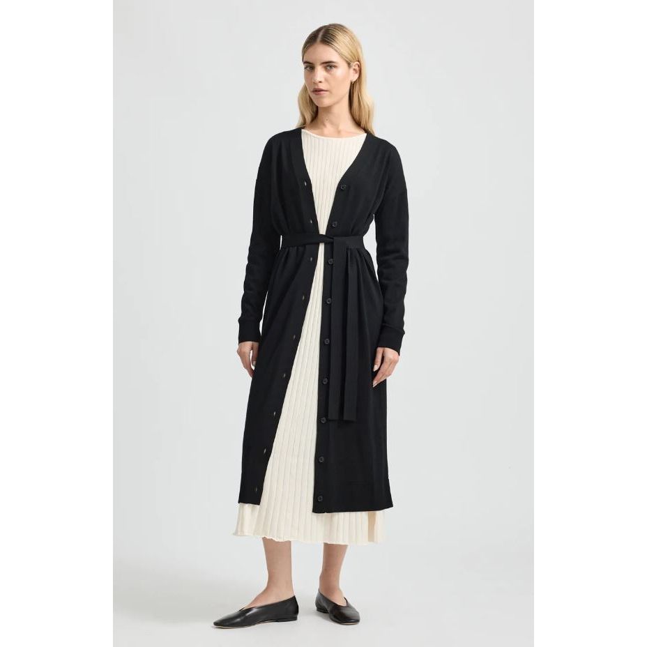 TOORALLIE LONG V CARDIGAN – Williams Woolshed